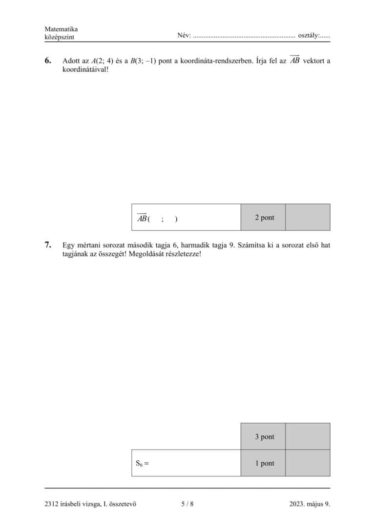 Íme a 2023-as matematika érettségi feladatsora és hivatalos megoldókulcsa! | Diplomátszerzek